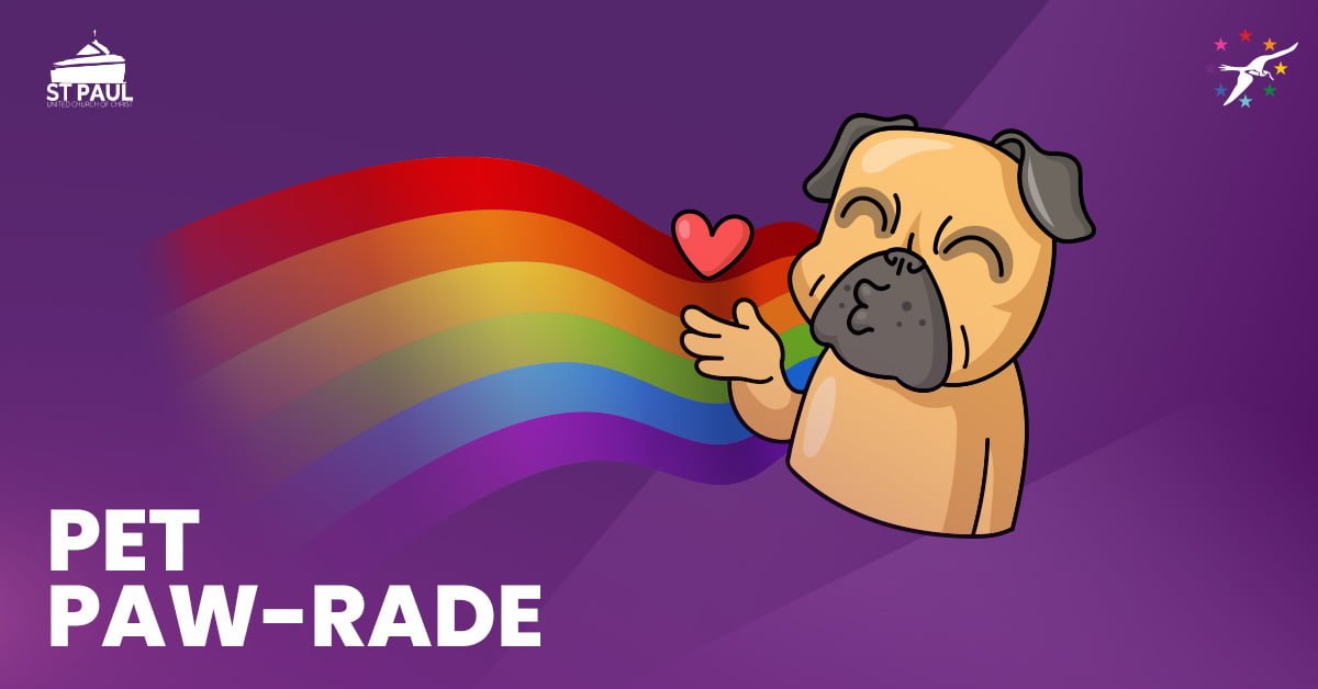 Pet Paw rade PRIDE Corpus Christi