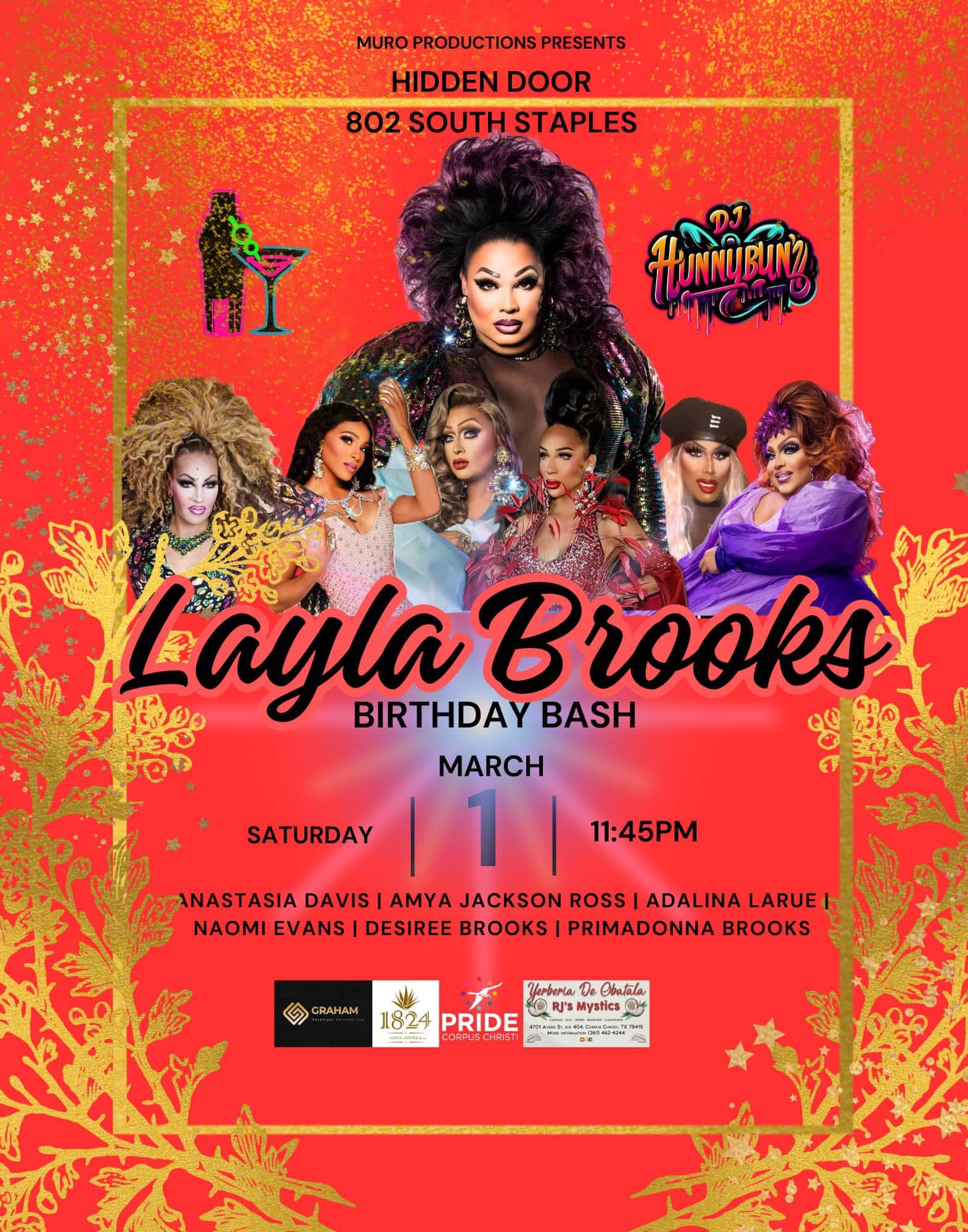 Layla Brooks Birthday Bash - Pride Corpus Christi